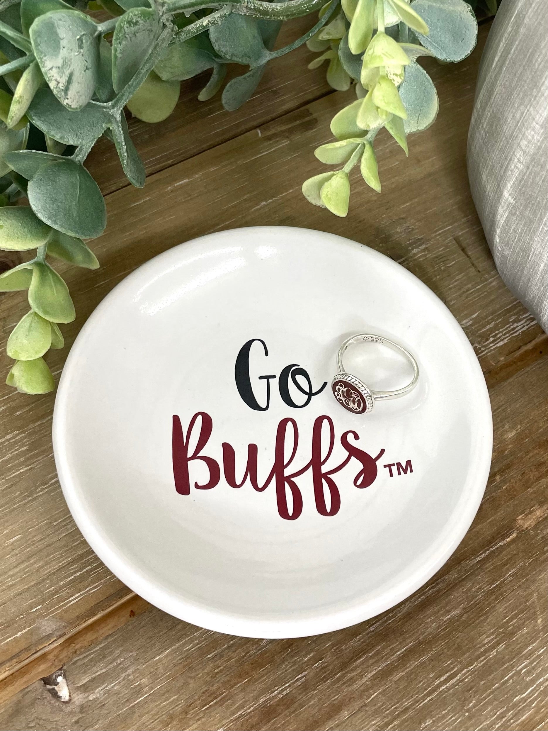 Go Buffs Ring Dish – Blessed Buffalo Boutique