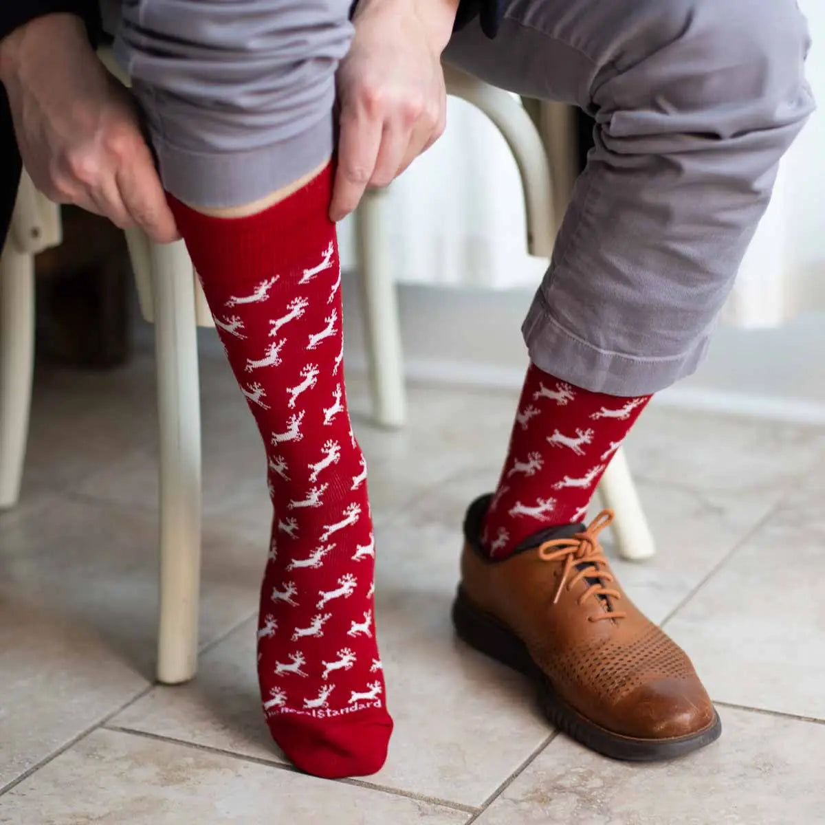 Reindeer Socks – Blessed Buffalo Boutique