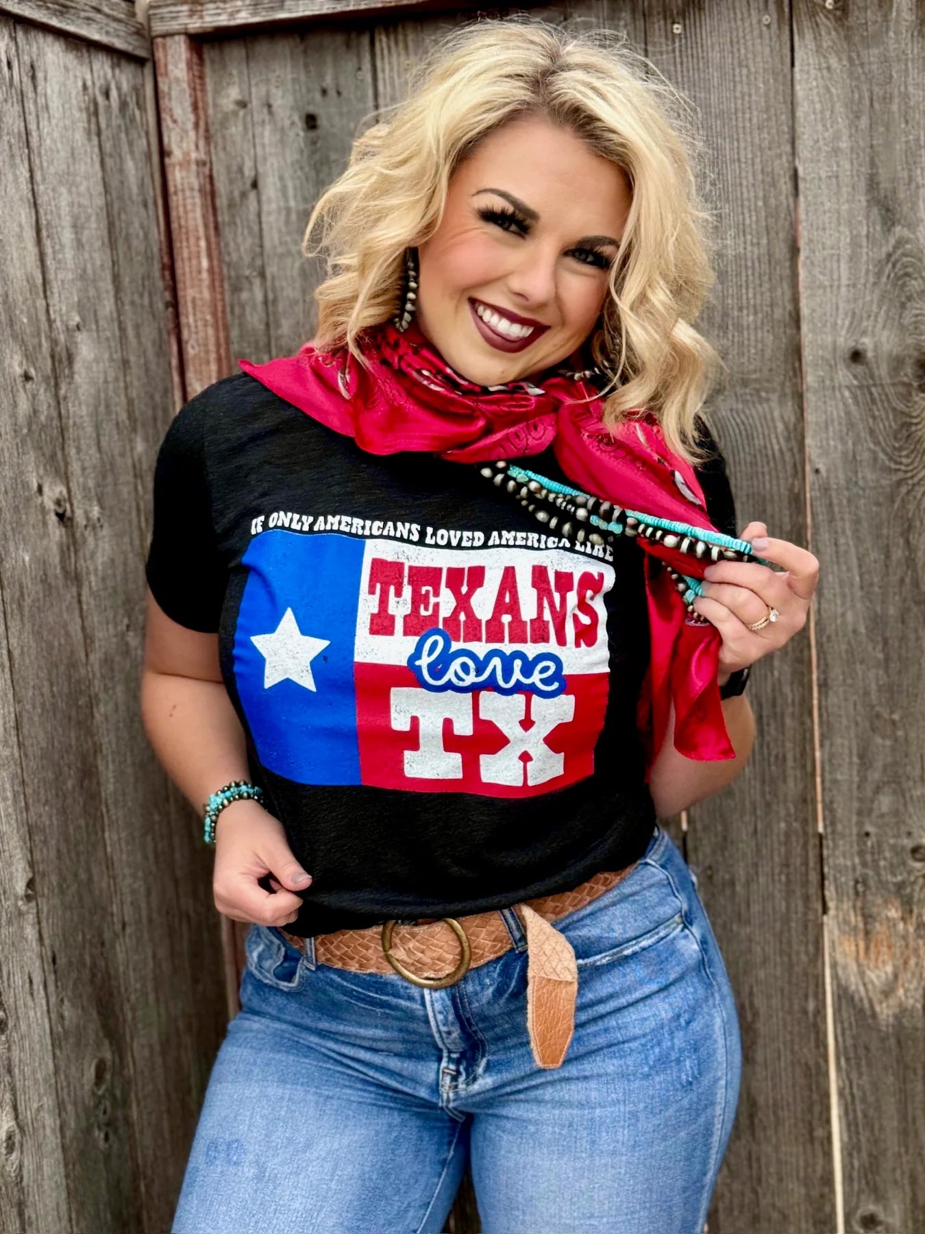 Texans Love Texas Tee by Texas True Threads – Blessed Buffalo Boutique
